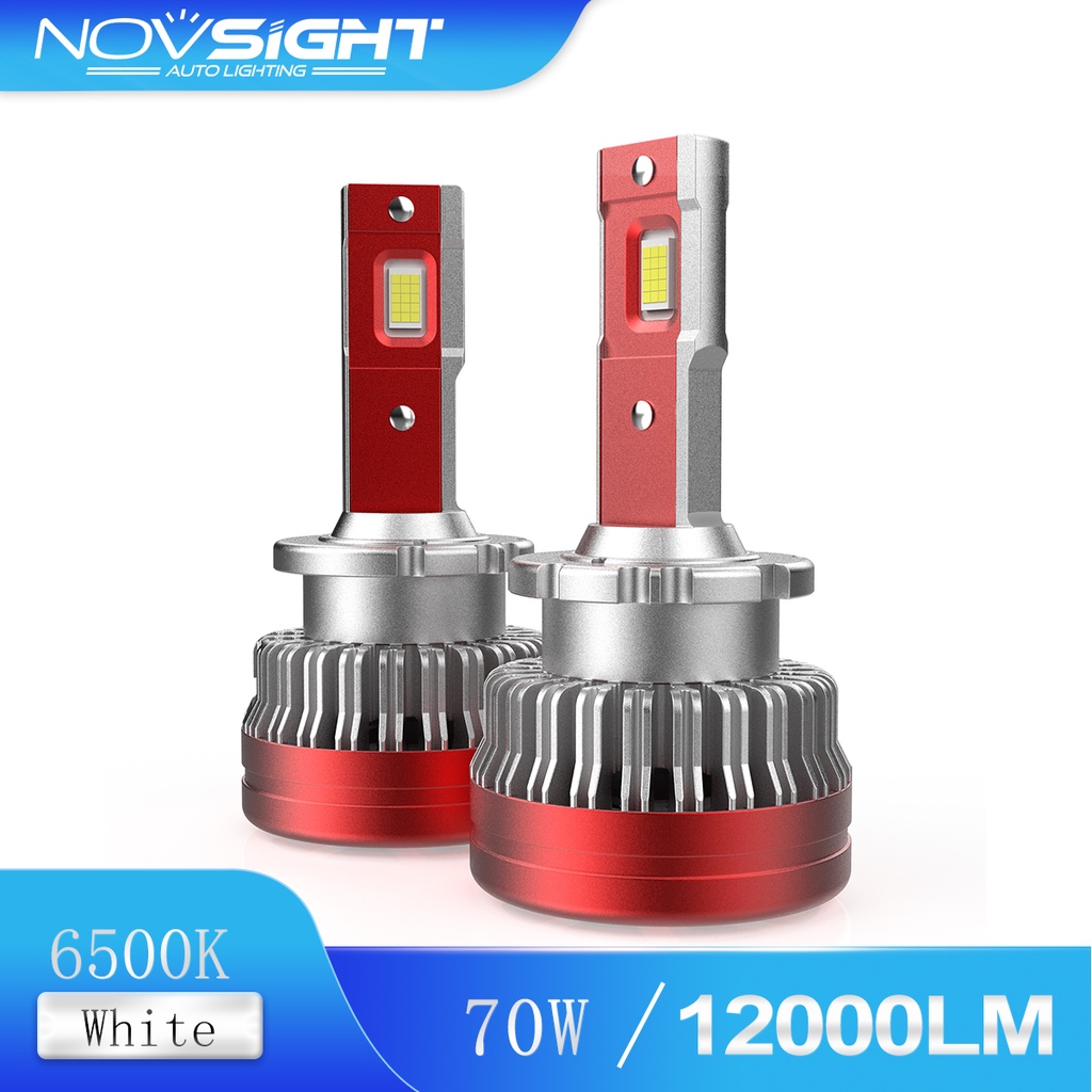 หลอดไฟหน้ารถยนต์ LED D1 D1S D1R D2 D2s D2R D3 D3s D3R D4 D4s D4R 12000LM 6500K 70W 2 ชิ้น ...