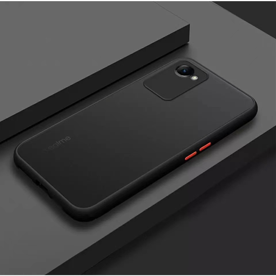 พร้อมส่ง Case Realme C30 เคสกันกระแทก กันลอยกล้อง ปุ่มสีผิวด้าน ขอบนิ่ม ...