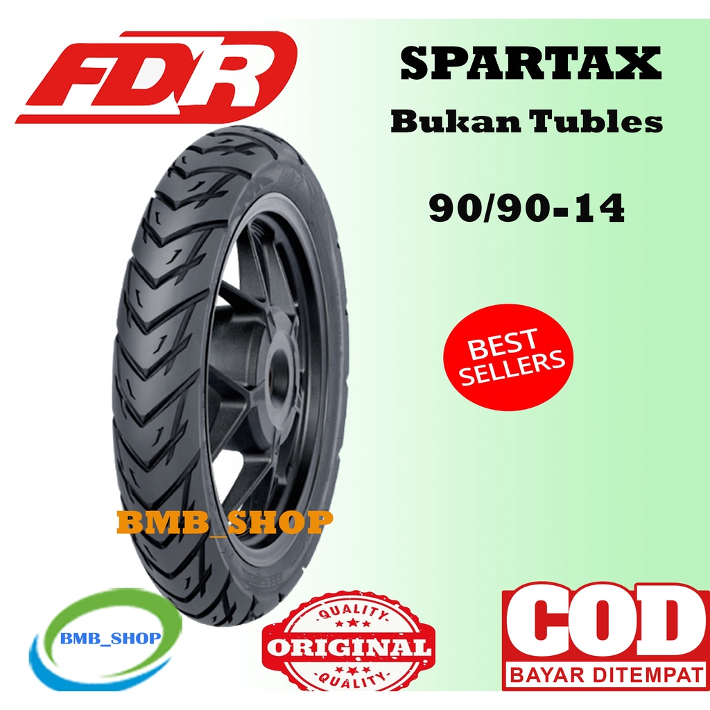 Fdr Spartax 90/90 แหวน 14 ยาง Tubeless สําหรับ beat Vario Mio Scoopy ...