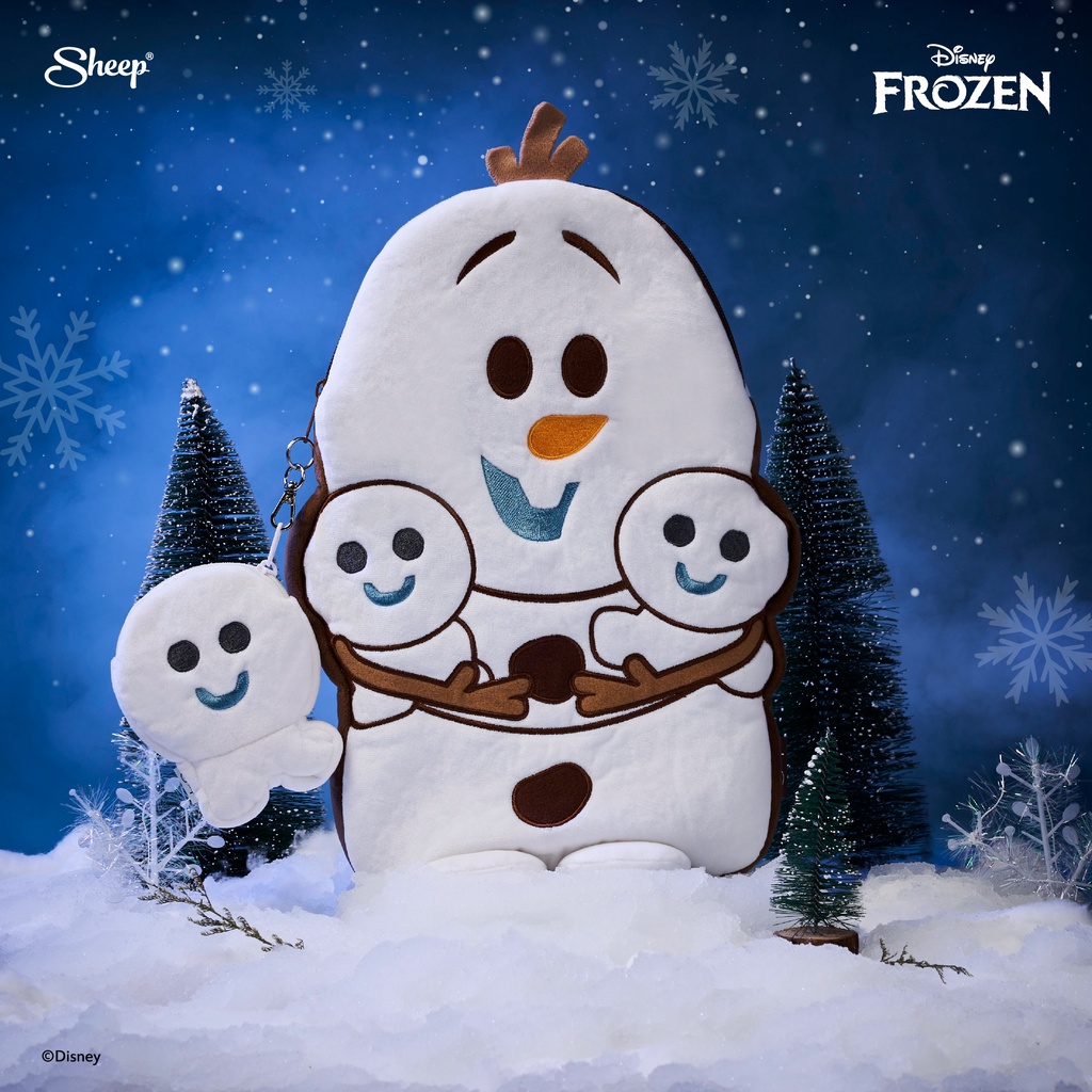 [Disney’s Frozen “Olaf” Limited Collection] “Furry Sleeve Olaf” กระเป๋า ...