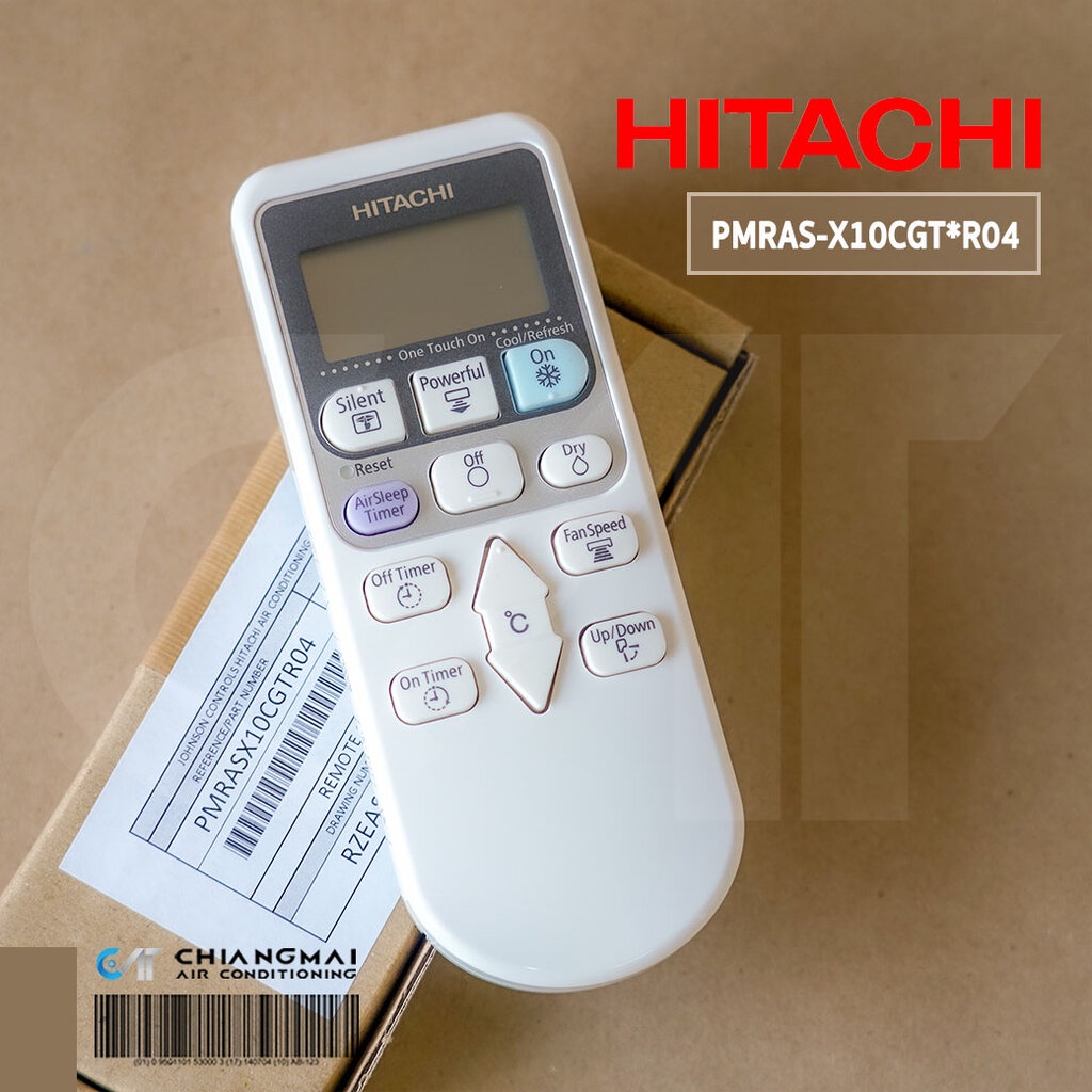 PMRAS-X10CGT*R04 รีโมทแอร์ Hitachi (Remote Control) รีโมทแอร์ฮิตาชิ อะไหล่แอร์ ของแท้ศูนย์ ...