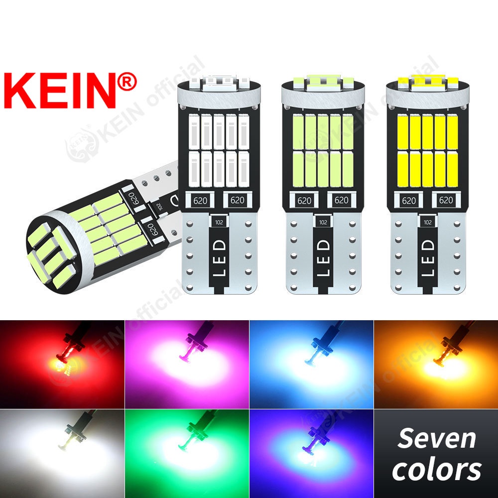 Kein 2PCS T10 หลอดไฟ Led W5W 194 168 501 โดมหลอดไฟถั ่ วลิสงภายในรถสัญญาณโดมประตูที ่ จอดรถ ...