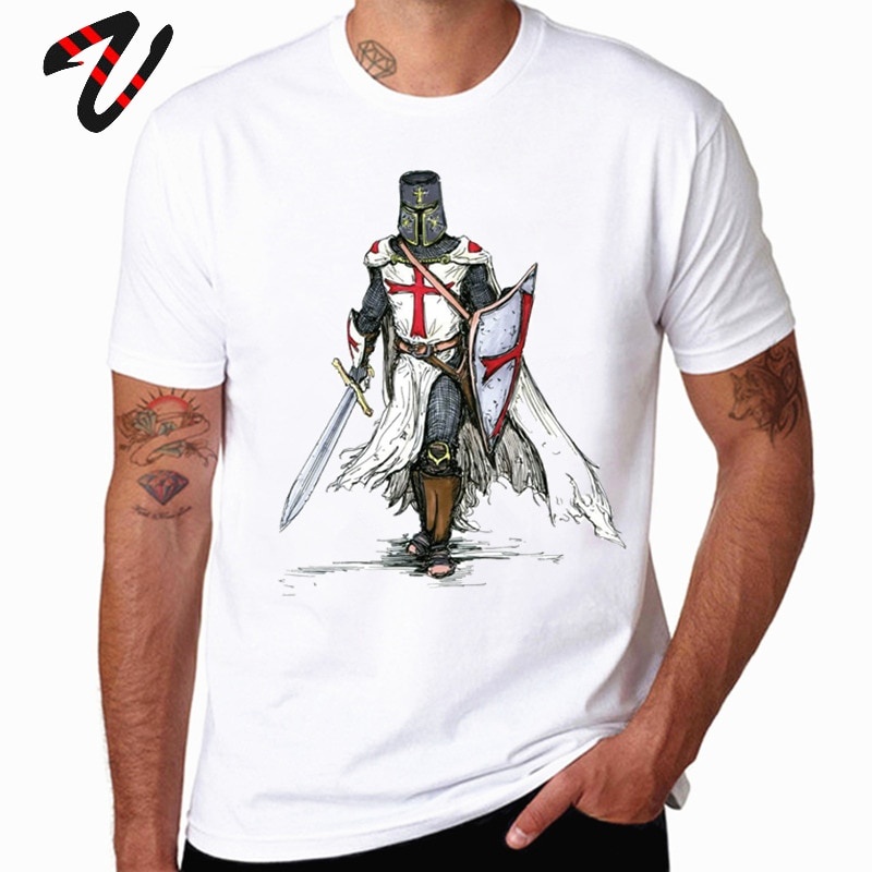 เสื้อยืดผ้าฝ้าย 100% พิมพ์ลายอัศวิน Swag Knight สไตล์สตรีท สําหรับ ...