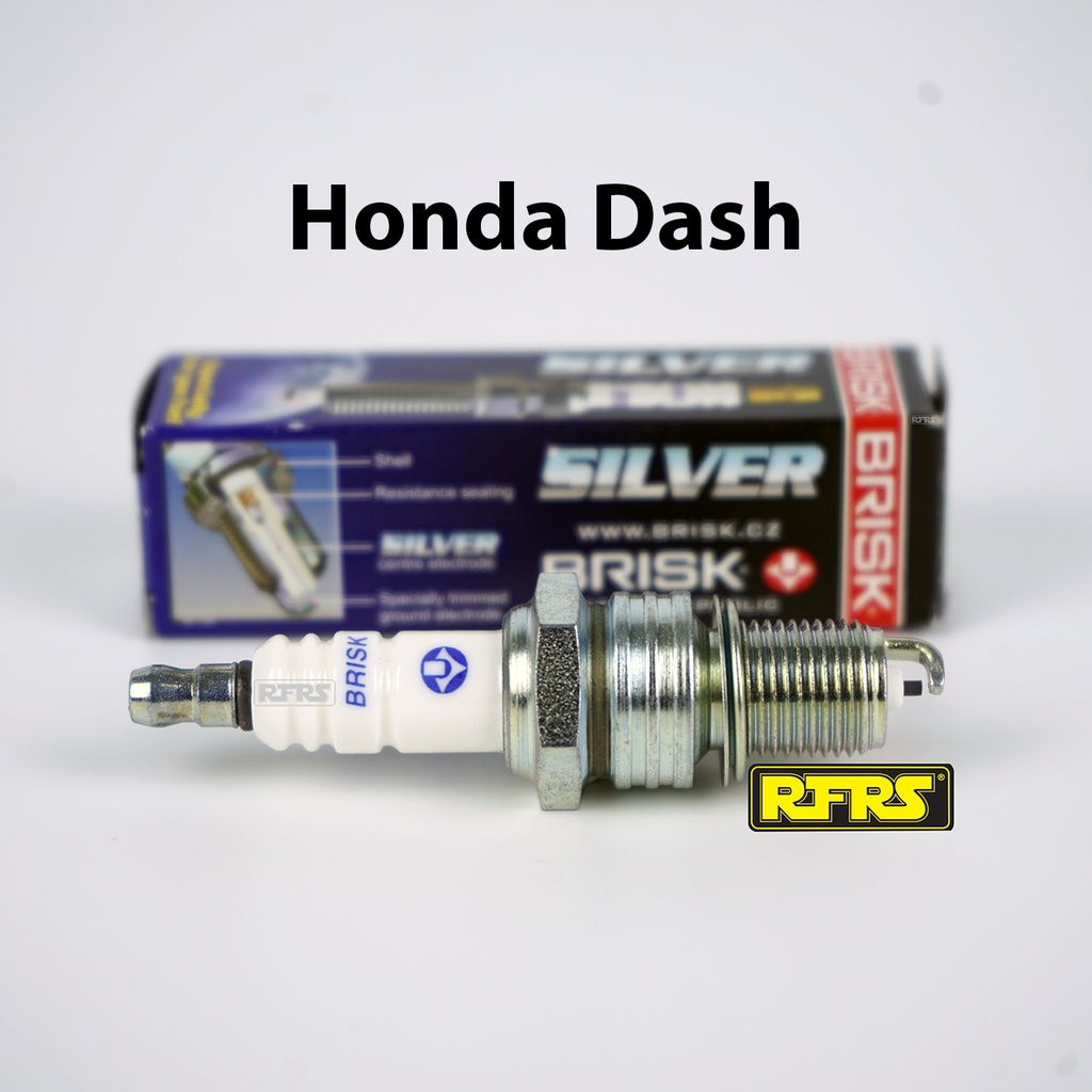 หัวเทียน BRISK PREMIUM RACING แกนเงิน Honda Dash Spark Plug (SY21RL ...