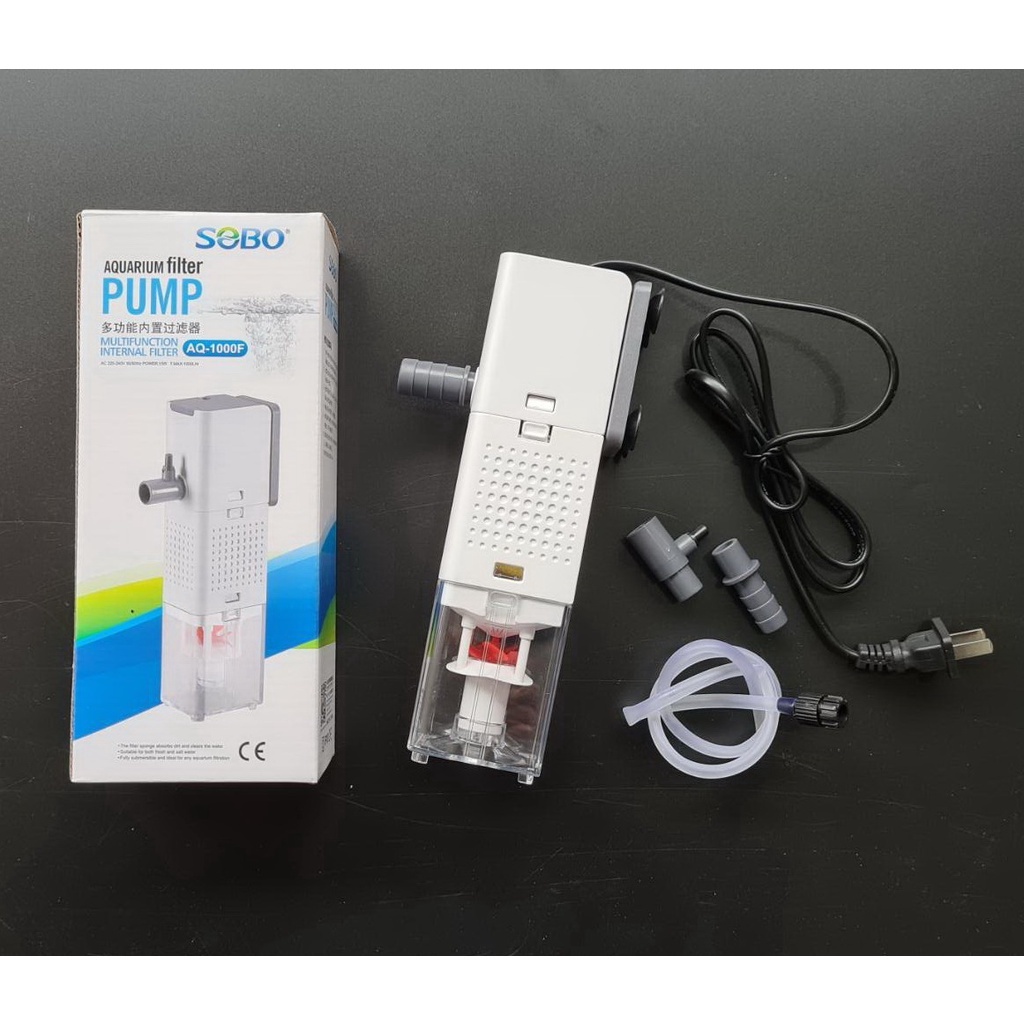 SOBO AQ-1000F /AQ-1500F /AQ-2000F ปั้มน้ำ พร้อมกระบอกกรอง กรองในตู้ ...