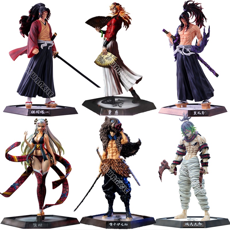 Kimetsu no Yaiba Douma Anime Figure Inosuke Demon Slayer Action Figure ...