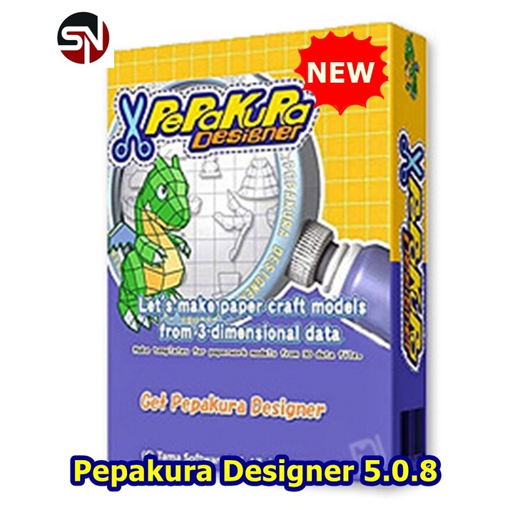 Pepakura Designer 5.0.8 (x64) โปรแกรม ออกแบบโมเดลกระดาษ Papercraft จาก ...