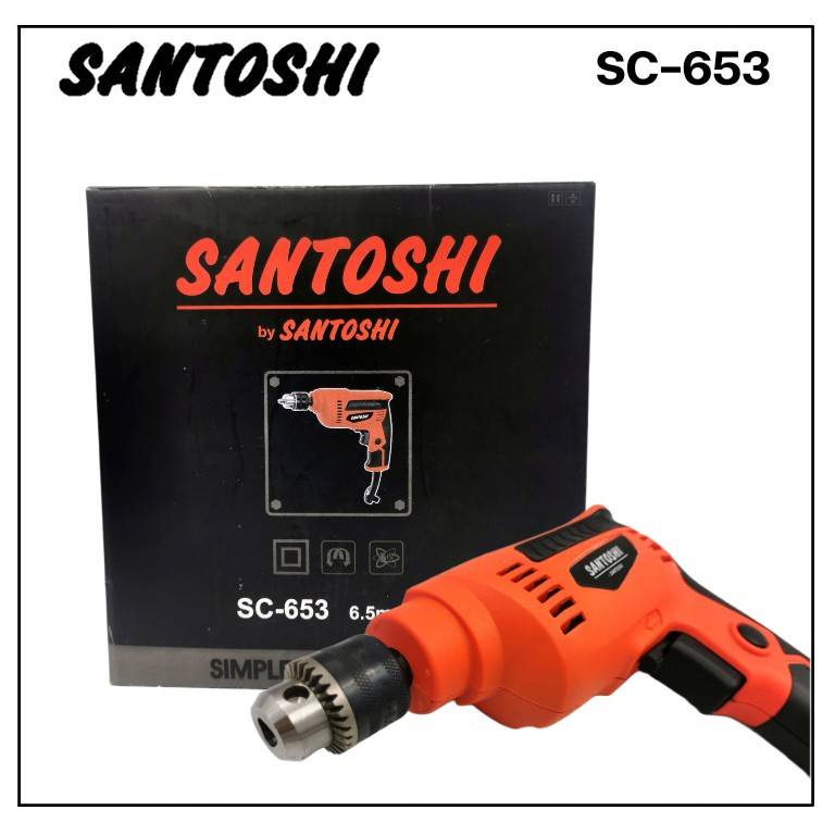 สว่านไฟฟ้า Santoshi (1/4”) Model : SC-653 | Shopee Thailand