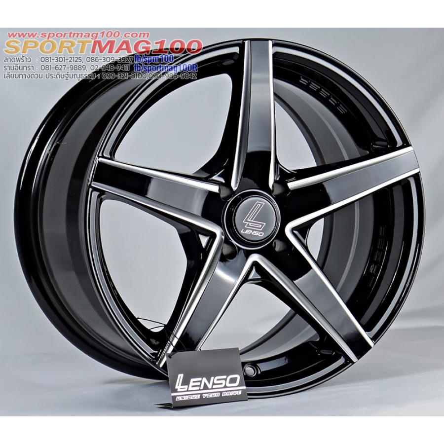ล้อแม็กซ์ Lenso Jager SABER สีดำเงามิลลิ่ง 7.5-17นื้ว 4รู100 ET35 [19895] | Shopee Thailand