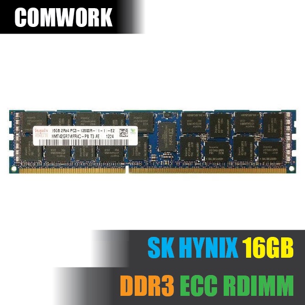 แรม SK HYNIX 16GB DDR3 ECC RDIMM REGISTERED REG SERVER RAM MEMORY PC3 X58 X79 X99 C602 ...