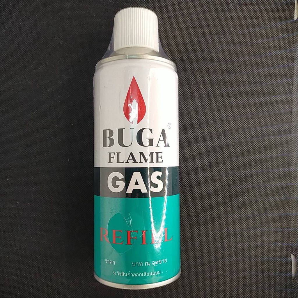 แก๊สกระป๋องเติมไฟแช็ก Buga Gas Refill แก๊สเติมไฟแช็ก แก๊สไฟแช็ก 3 ขนาด ...