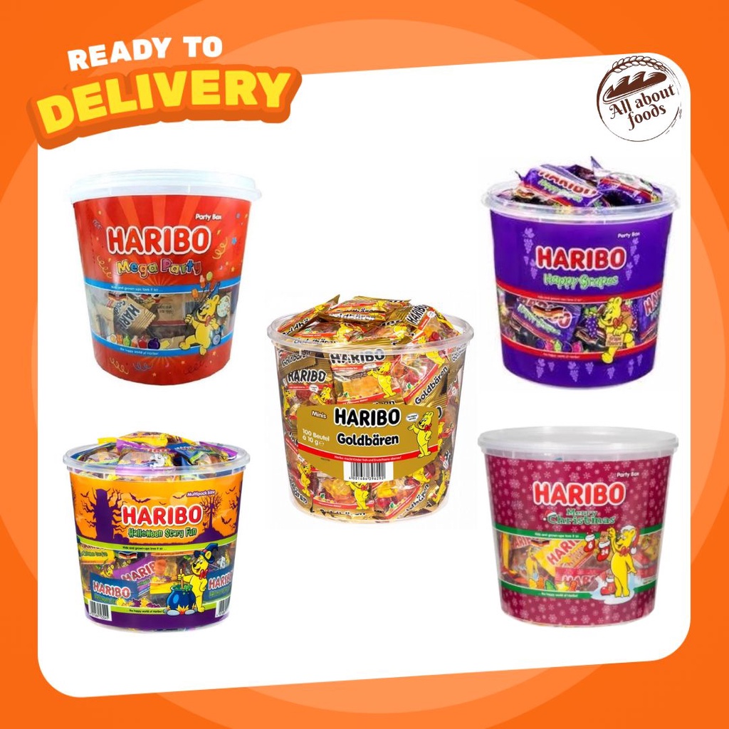 Haribo Mega Party,Haribo Happy Grapes,Haribo Christmas,Haribo Halloween ...