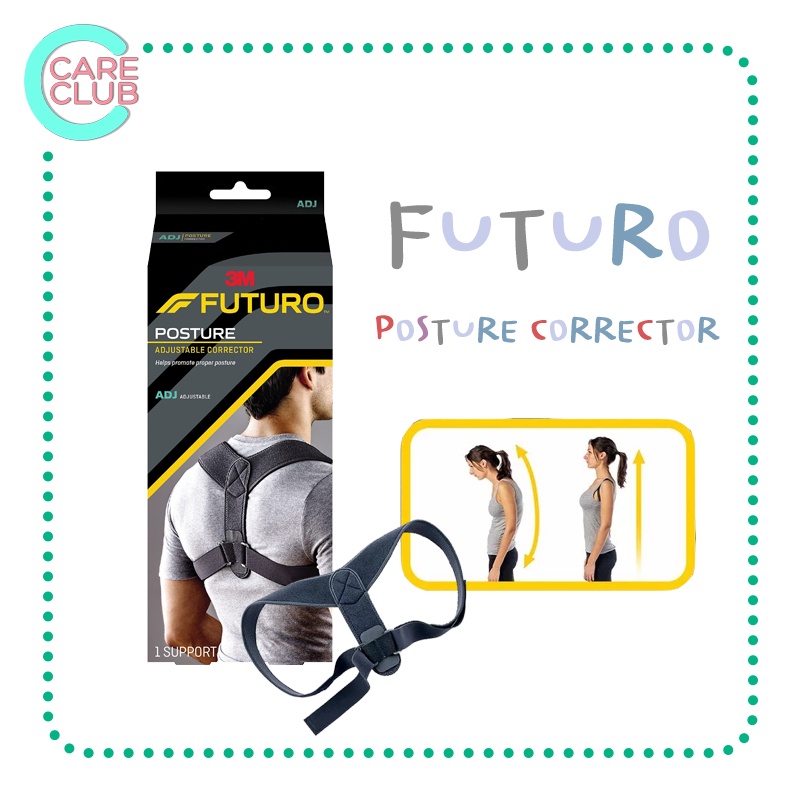 3M Futuro Posture Corrector Adjustable ฟูทูโร่ อุปกรณ์พยุงไหล่และหลัง ...