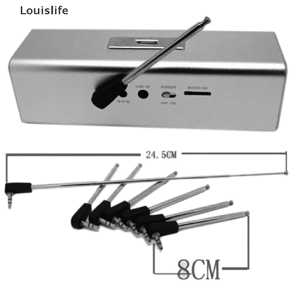 Llph เสาอากาศวิทยุ FM ยืดหดได้ 3.5 มม. สําหรับโทรศัพท์มือถือ LLP ...