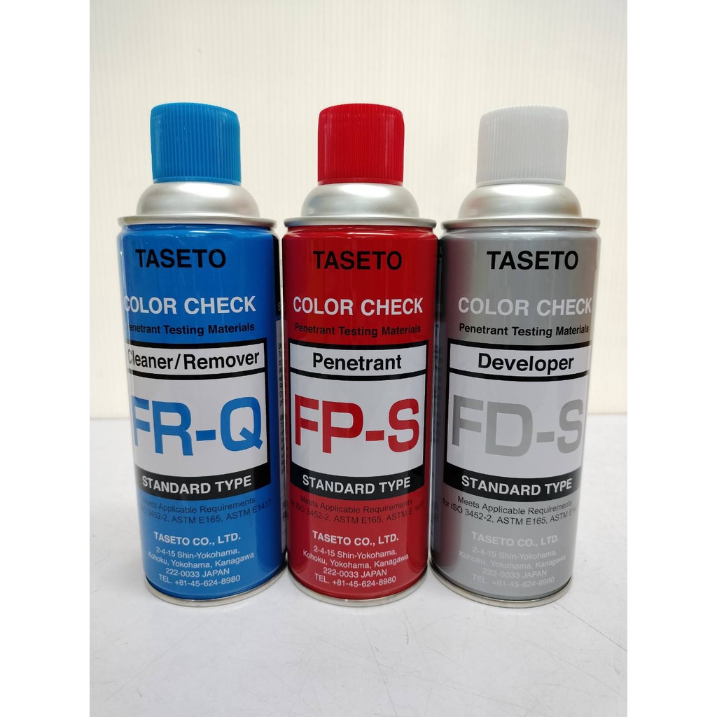 TASETO สเปรย์ตรวจสอบรอยร้าว 420ML. น้ำยาเช็ครอยร้าว FR-Q สีฟ้า FP-S สี ...