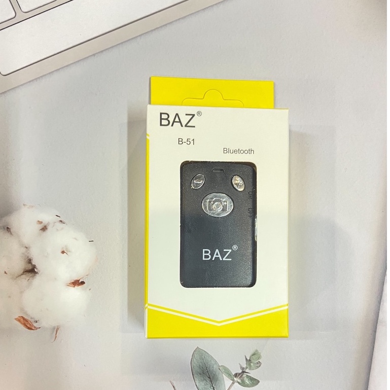 BAZ B-51 รีโมทบลูทูธ ถ่ายรูป สำหรับมือถือ รองรับทั้ง ios/Android ...
