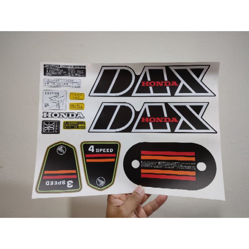 Sticker Dax st50 ชอปเปอร์ | Shopee Thailand
