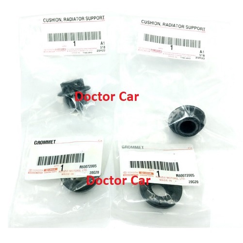 แท้ศูนย์ ยางรองคานหม้อน้ำ โตโยต้า วีออส ยาริส 2007-2013 NCP90 Toyota ...