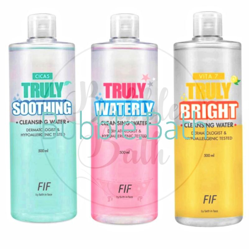 FIF By Faith in Face Cleansing Water เอฟไอเอฟ บาย เฟส อิน เฟส คลีนซิ่ง ...