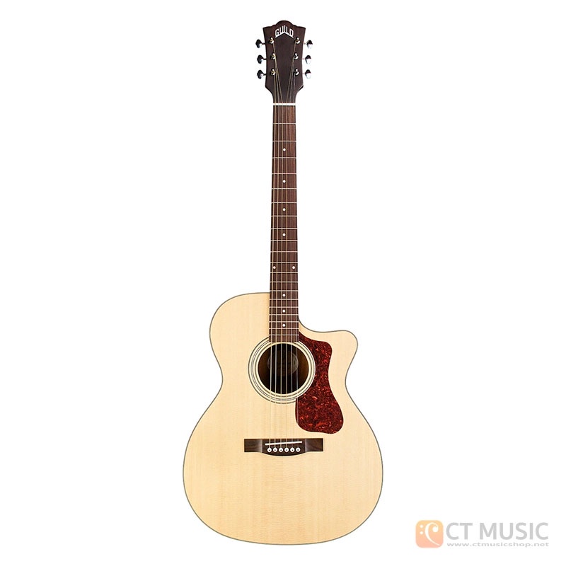 Guild OM-240CE กีตาร์โปร่งไฟฟ้า OM240CE Oxblood Burst / Antique ...