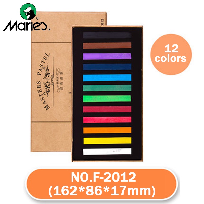 Marie's Dry Masters Pastel Stick Crayons 12/24/36/48 สีศิลปะจิตรกรรมชุด ...