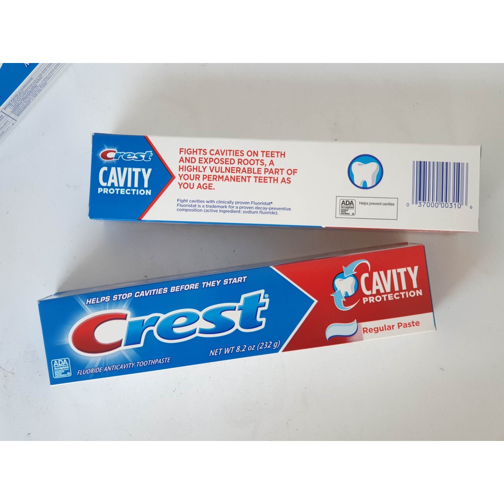 ยาสีฟันครีสต์ Crest Toothpaste Cavity ขนาด 161g. สินค้าจากอเมริกา | Shopee Thailand