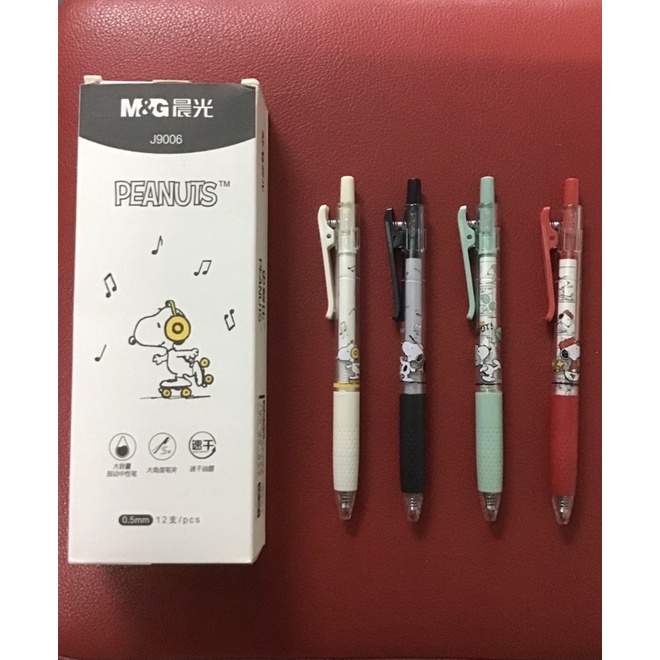 M&G J9006 ปากกาเจลหมึกดำ ลาย snoopy | Shopee Thailand