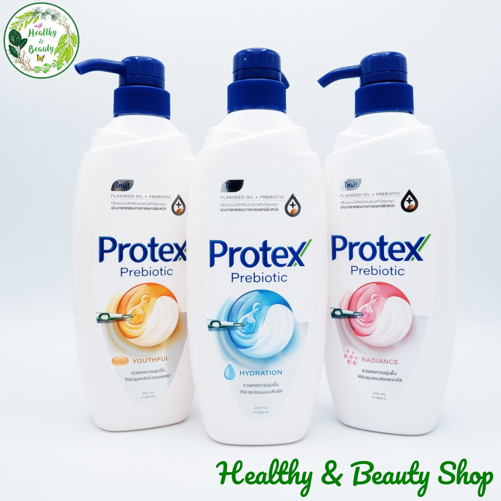 Protex Prebiotic Shower Cream โพรเทคส์ พรีไบโอติก ครีมอาบน้ำ ขนาด 400 มล. (ขวดปั๊ม) | Shopee ...