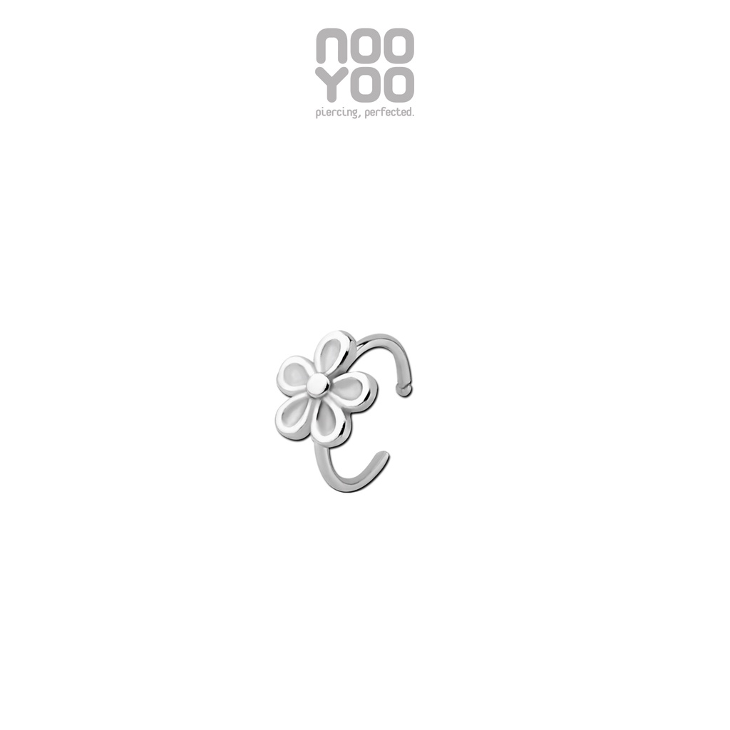NooYoo จิวจมูกสำหรับผิวแพ้ง่าย DAISY Nose Ring Surgical Steel | Shopee ...