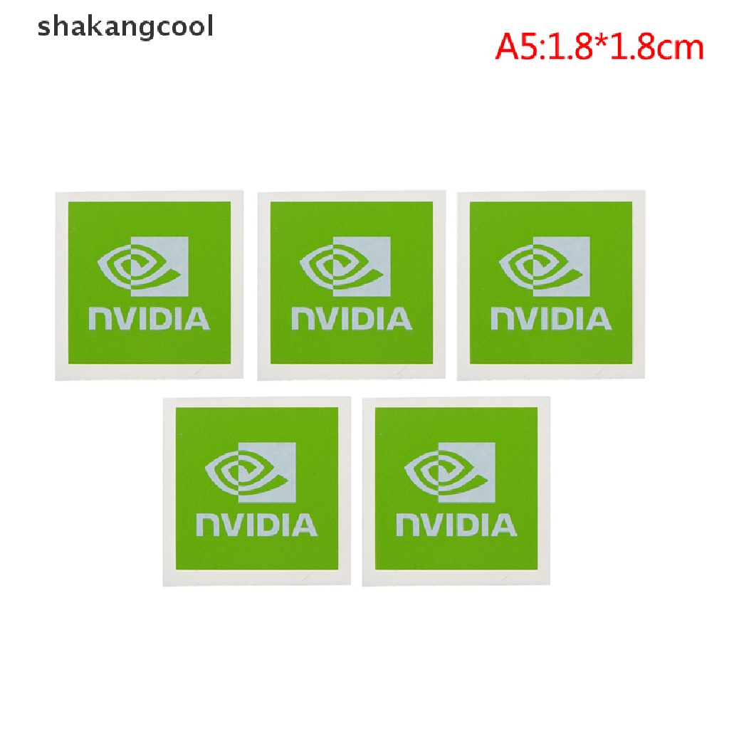 shakangcool 5PCS New NVIDIA GTX GEFORCE Laptop Desktop Label Decorative ...