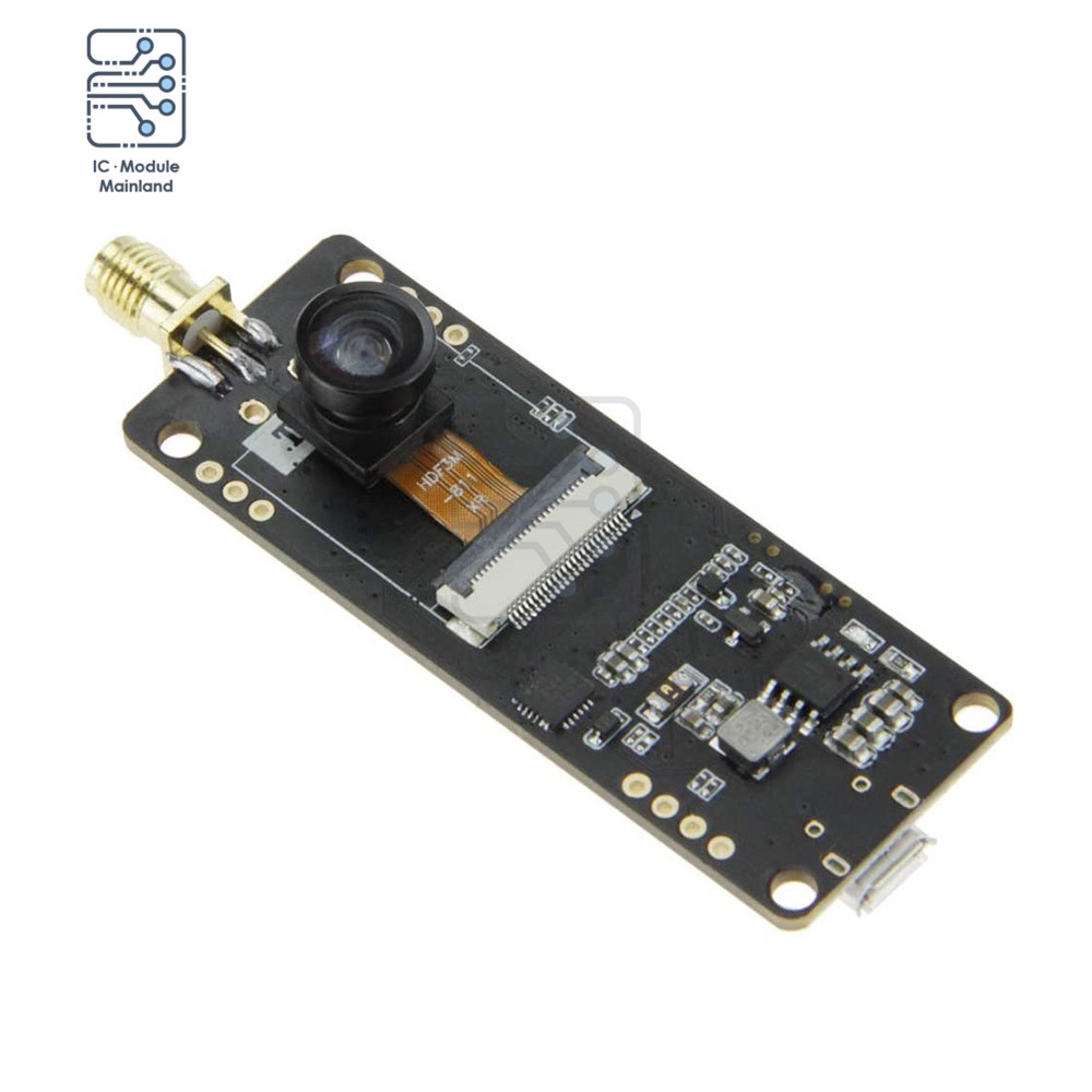 ESP32-CAM OV2640 Fish Eye Lens Camera Module SMA WiFi 3dbi Antenna 0.91 ...