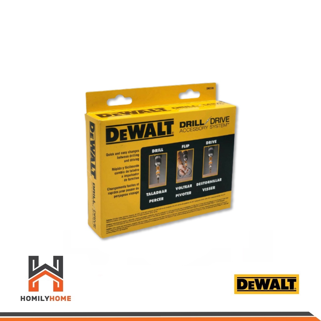 DEWALT ชุดดอกไขควงและดอกสว่านเจาะนำ 12 ชิ้น รุ่น DW2735 DW2735P B ...