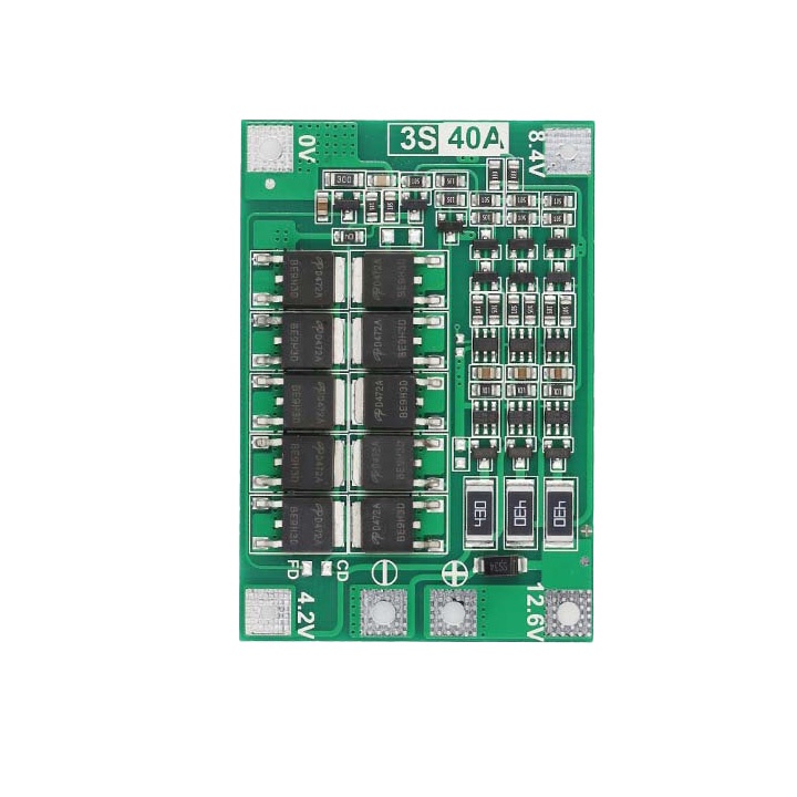 บอร์ดชาร์จแบตเตอรี่ลิเธียม Bms 3s Bms 4s Bms 5s Bms 6s 18650 12 6v 16