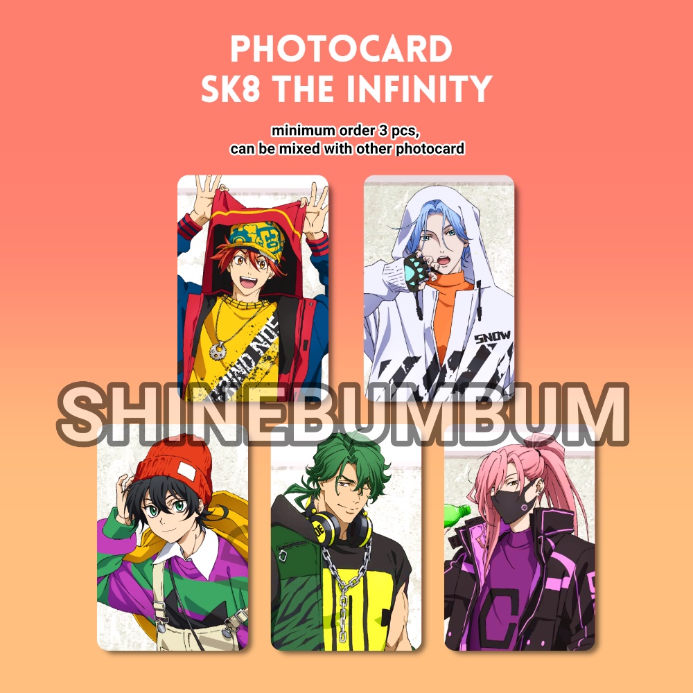 โฟโต้การ์ด อะนิเมะ SK8 The Infinity (2 ด้าน) | Shopee Thailand