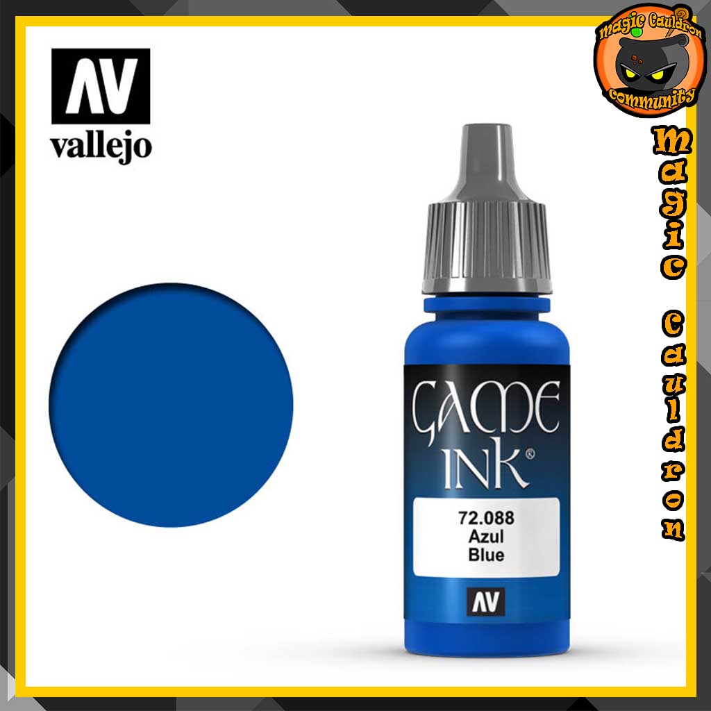 Blue Ink 17ml. Vallejo Game Color Ink สีอะคริลิคสูตรน้ำ | Shopee Thailand