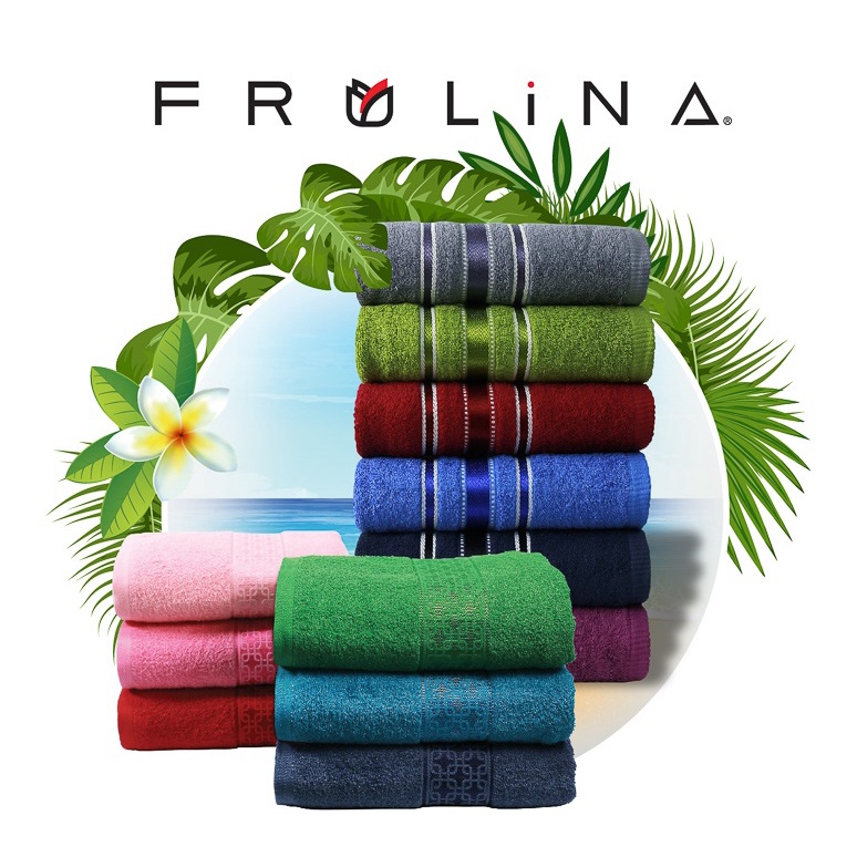 ผ้าขนหนู ผ้าเช็ดตัว Frolina | Shopee Thailand