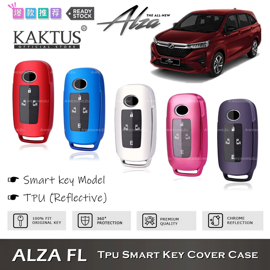 Awesome2u Peroduaใหม่Alza 2022 ฝาครอบกุญแจรถกรณีรีโมทปลอกSarung Kunci ...