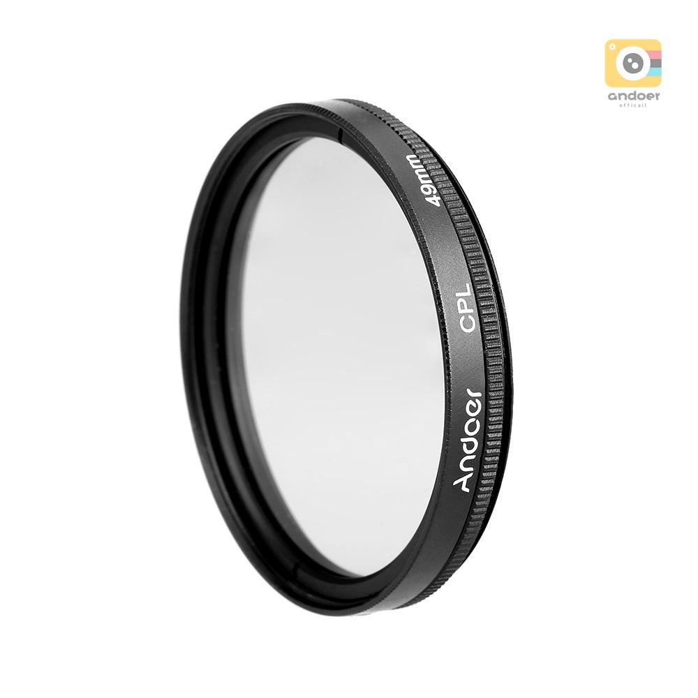 Andoer 49mm Digital Slim CPL Circular Polarizer Polarizing Glass Filter ... Andoer 49mm Digital Slim CPL Circular Polarizer Polarizing Glass Filter ...