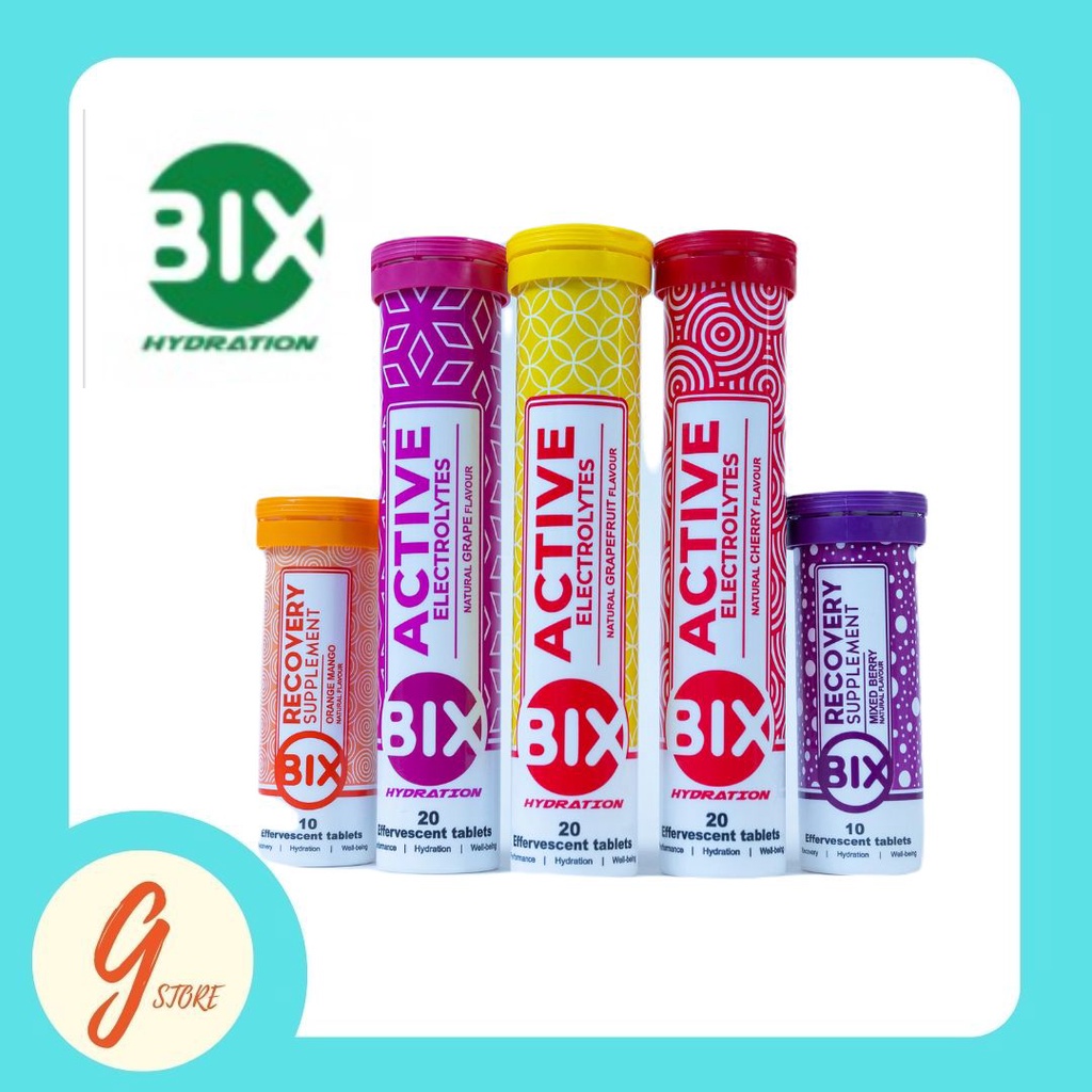 Bix Recovery Supplement Hydration เกลือแร่แบบเม็ดฟู่ | Shopee Thailand
