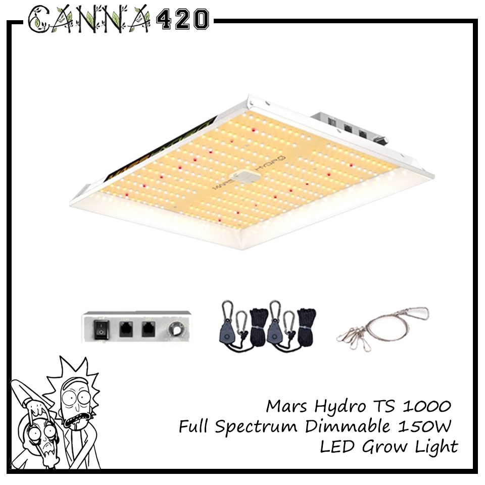 [ส่งฟรี] Mars hydro TS1000 150W Full Spectrum with IR Grow Light ไฟปลูกต้นไม้ Marshydro Led Grow ...