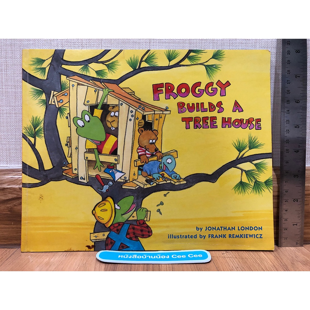 หนังสือนิทานภาษาอังกฤษ ปกอ่อน Froggy Builds A Tree House | Shopee Thailand
