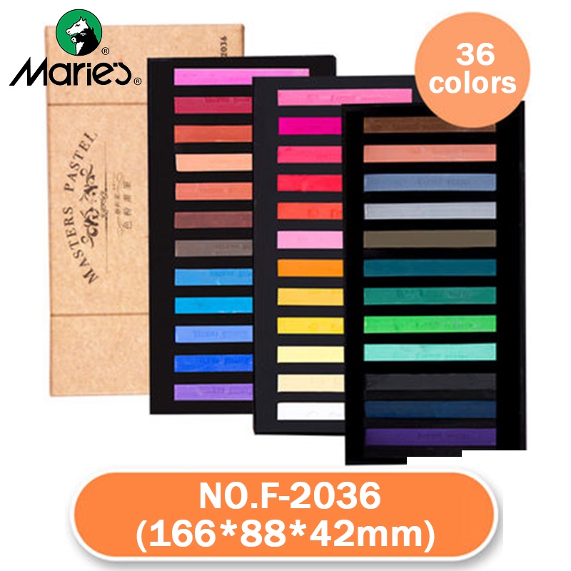 Marie's Dry Masters Pastel Stick Crayons 12/24/36/48 สีศิลปะจิตรกรรมชุด ...