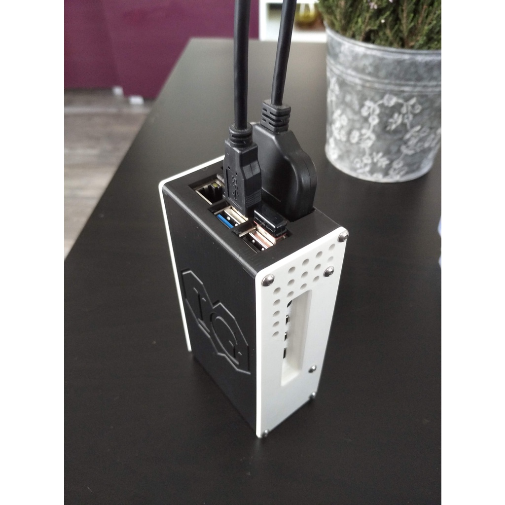 Raspberry Pi 4 B+ NAS Casing พร้อมเมาท์ 2.5 HDD (SSD) & พัดลม 40 มม ...
