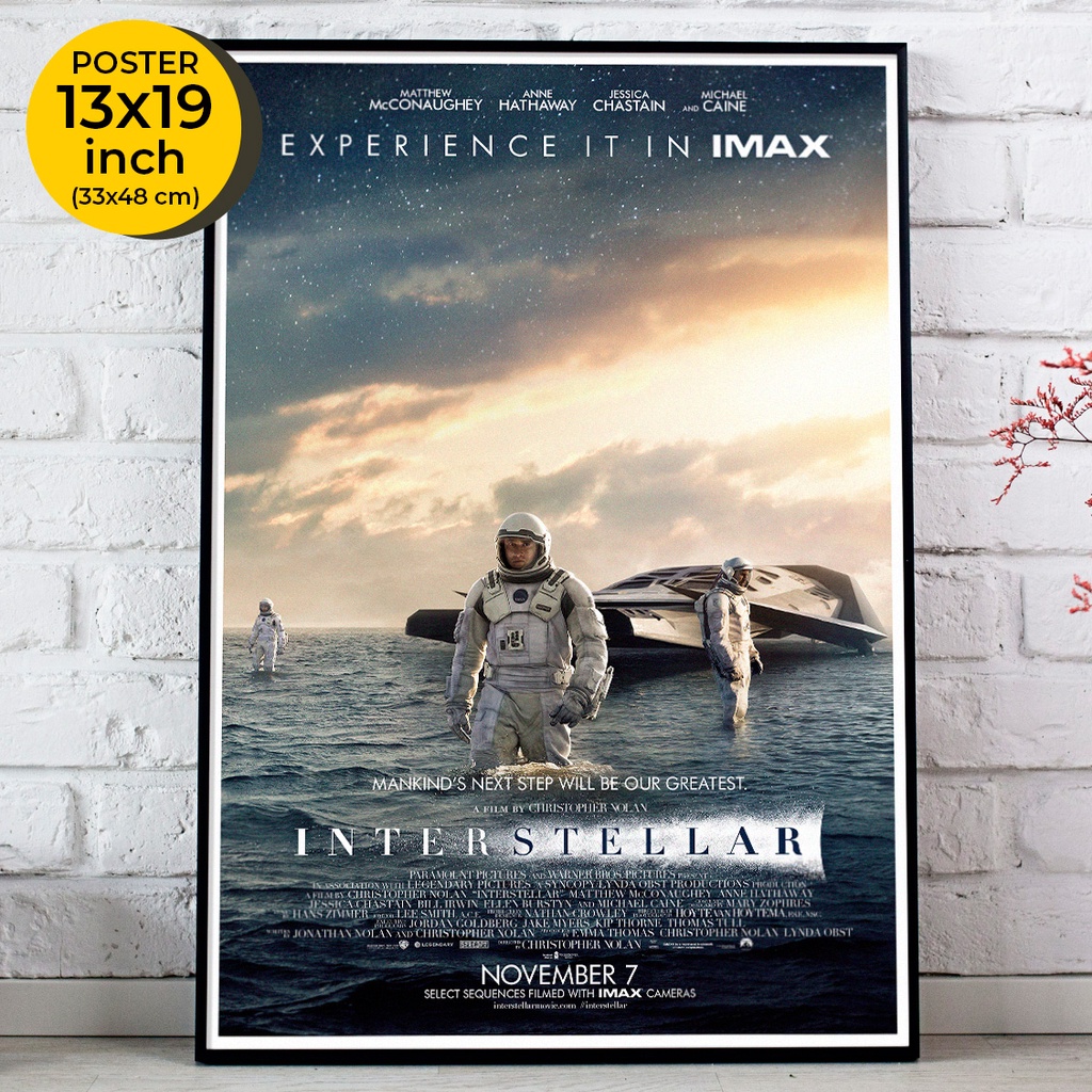 Interstellar 2014 Poster by Christopher Nolan อินเตอร์สเตลลาร์ ทะยานดาวกู้โลก | Shopee Thailand