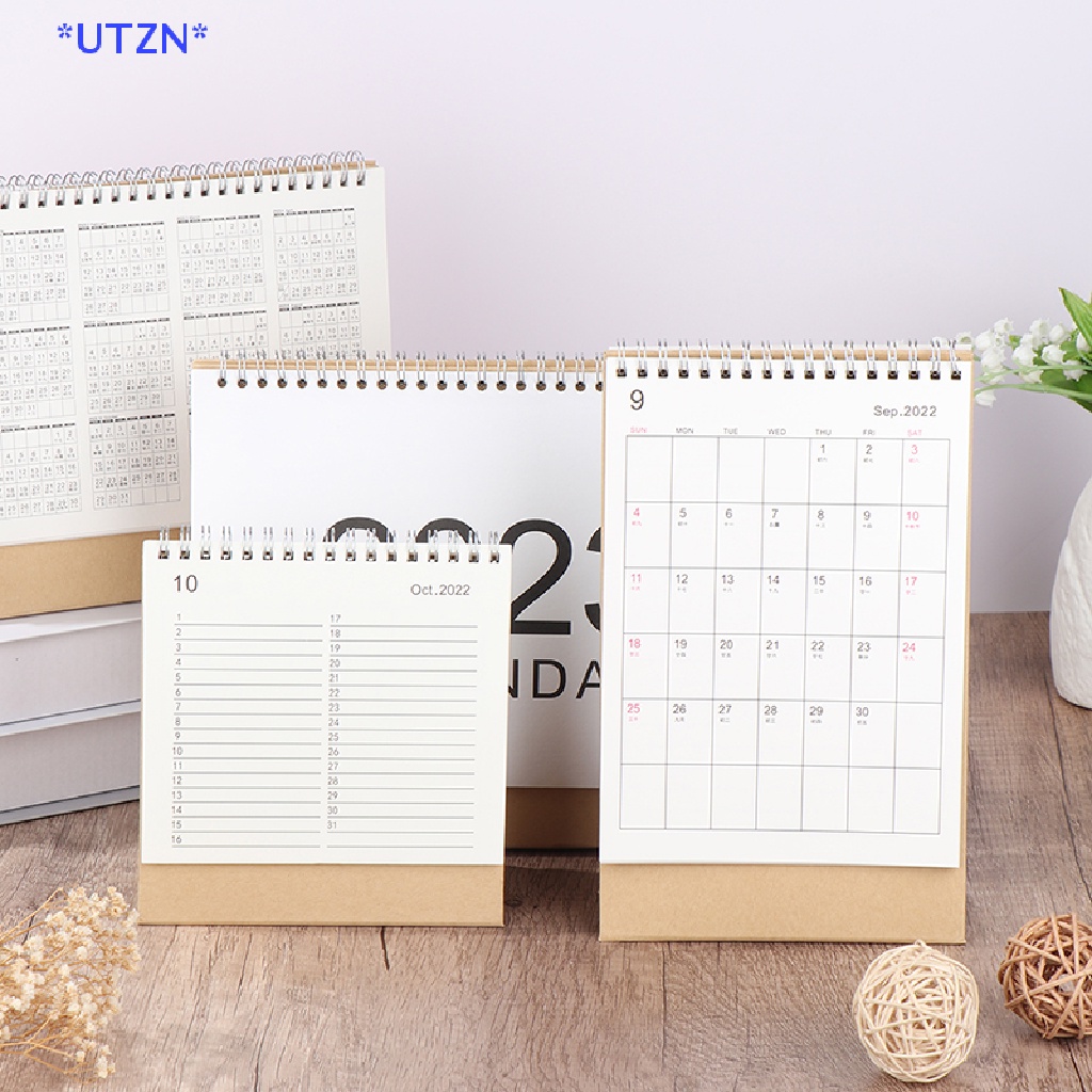 UTZN> 2023 Desk Calendar Small Academic Calendar Mini Daily Schedule ...