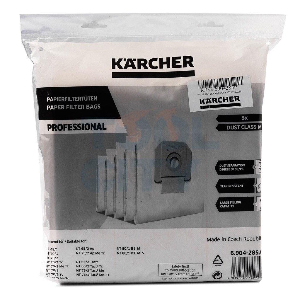 KARCHER *PAPER FILTER BAGS(5PCS/PAC) สามารถออกใบกำกับภาษีเต็มรูปแบบได้ ...