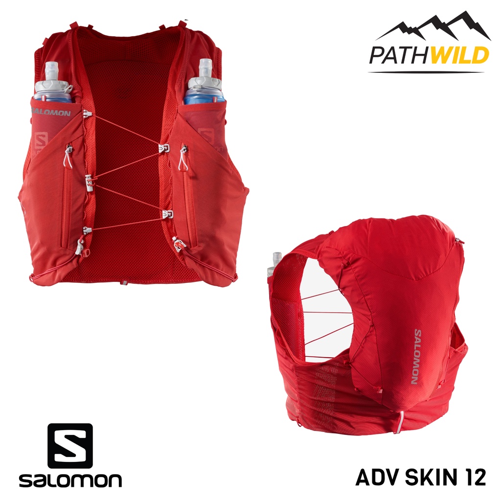 เป้น้ำสำหรับวิ่งเทรล SALOMON ADV SKIN 12 WITH FLASK ความจุ 12 ลิตร แนบ ...