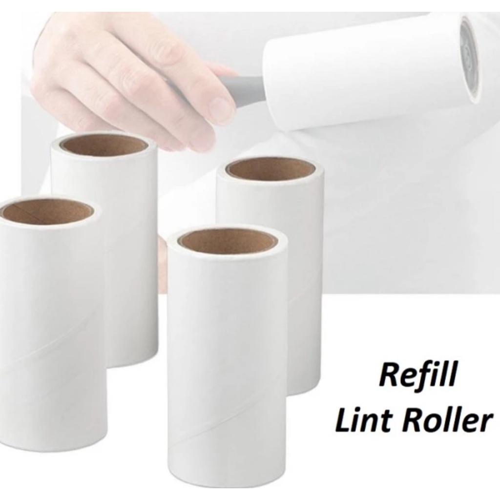 รีฟิลลูกกลิ้ง DISPOSABLE STICKY ROLLER FUR CLEANER | Shopee Thailand