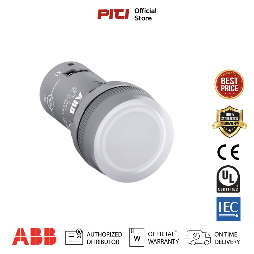 ABB CL2-502C 24VAC/DC Clear Pilot Devices Compact | Shopee Thailand