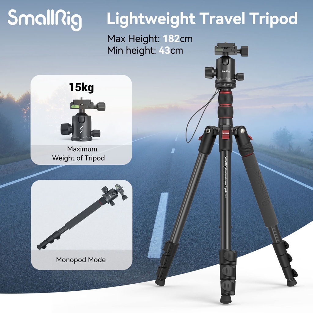 Smallrig CT-10 ขาตั ้ งกล ้ องอลูมิเนียม 3935 | Shopee Thailand